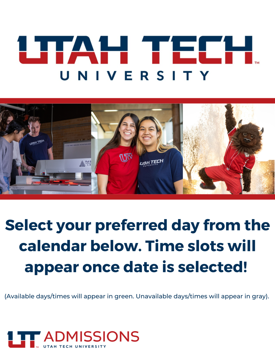 Utah Tech University - Tour Reservation Calendar